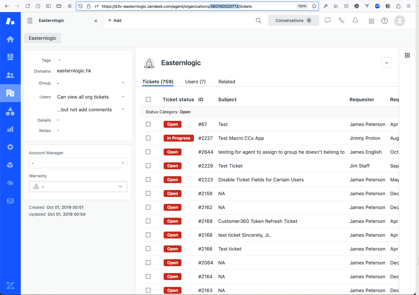 Set Requester Organization via Trigger – Eastern Logic