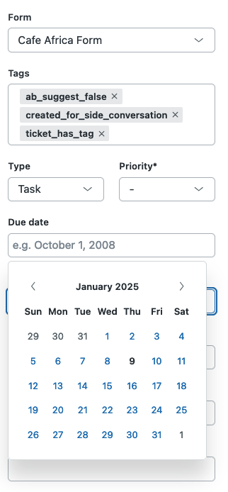 Zendesk Due Date Field – Eastern Logic